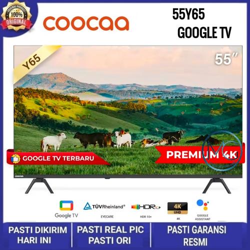 Promo COOCAA 55 inch GOOGLE TV-4K UHD-Dolby Audio (COOCAA 55Y65 ...