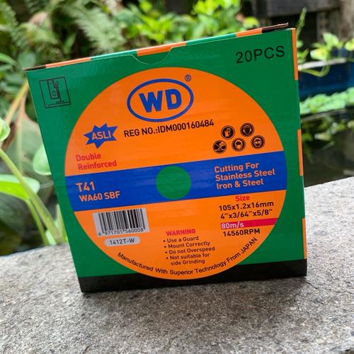 Jual BATU POTONG WD 4” | CUTTING WHEEL WD 4” | GERINDA POTONG BESI 100% ...