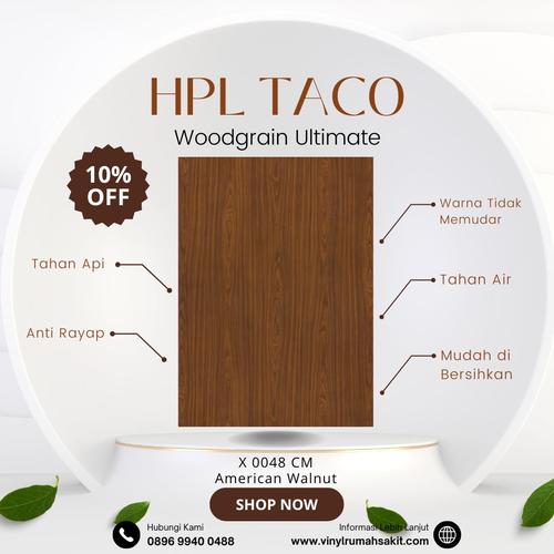 Jual HPL Taco kode X 0048 CM - American Walnut [Woodgrain Ultimate ...