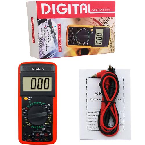 Jual MULTI METER NEW INCLUDE BATRE TINGGAL PAKAI DT9205A-3 DT9205A DT ...
