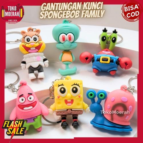 Jual GANTUNGAN KUNCI SPONGEBOB FAMILY KEYCHAIN GANTUNGAN SPONGEBOB ...