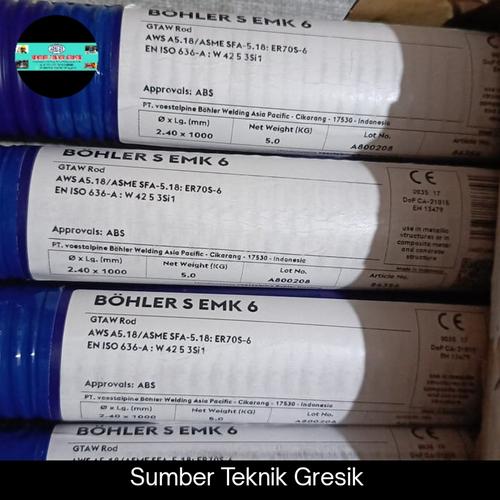 Jual Bohler S MK 2.4mm ( GTAW ) - Kab. Gresik - Sumber Teknik Gresik ...