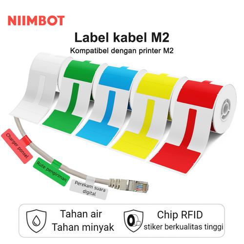 Jual NIIMBOT M2 Stiker Label Kabel, Tahan Air, Tahan Minyak ...