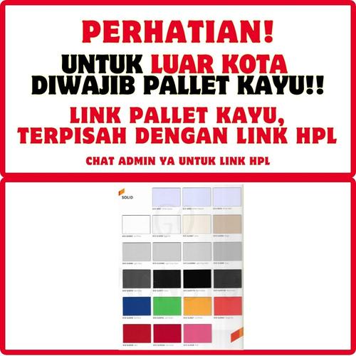 Jual (LUAR KOTA WAJIB PALLET KAYU) HPL ECO SOLID SLD - SLD 007 - Kota Pekanbaru - Go Nonstop JD ...