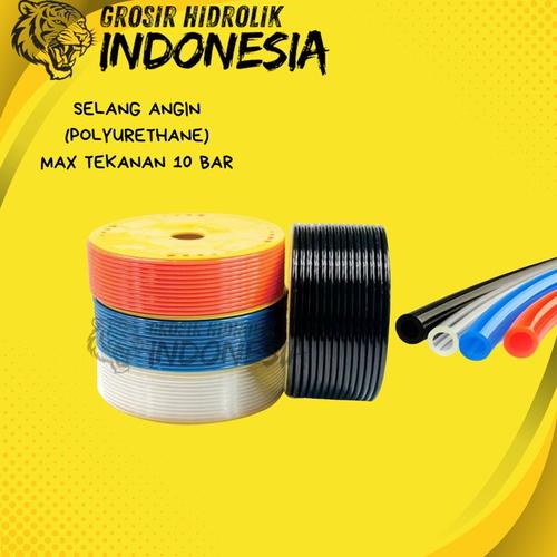 Jual SELANG ANGIN PNEUMATIC SELANG PU (POLYURETHANE) UKURAN OD 8M X ID ...