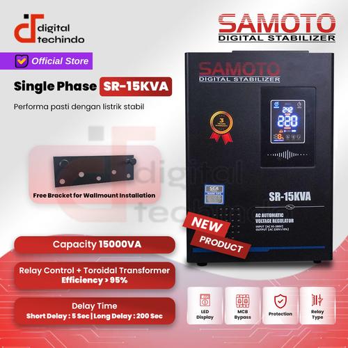 Promo SAMOTO Relay Stabilizer 15KVA AVR Stabiliser 15000VA Relay ...