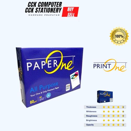Jual Kertas Paper One A4 80 gram/Kertas Fotokopi/Kertas Print - A3 ...