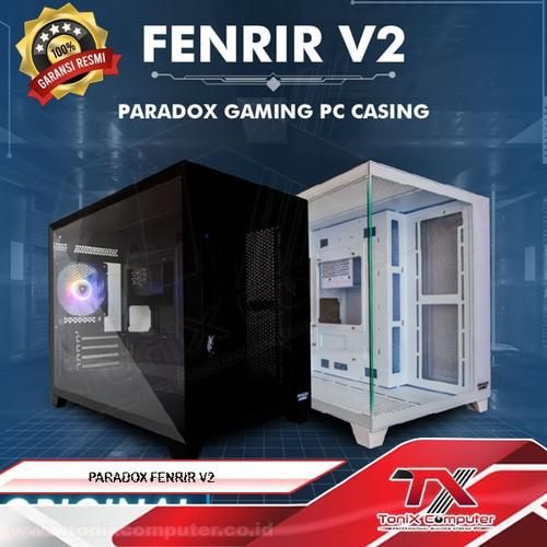 Promo PARADOX GAMING FENRIR V2 TEMPERED GLASS SIDE & FRONT PANEL | CASE FENRIR V2 m-ATX - Hitam ...