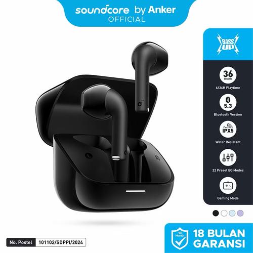 Promo (New Launch) Anker Soundcore K20i Earbuds Bluetooth 5.3 Earphones 36 PlayTime Bluetooth ...