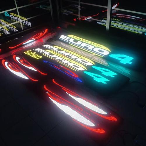 Jual running text p5 rgb full colour 12v-24v mobil bus truck elf ...