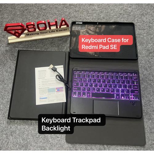 Jual Keyboard Case For Redmi Pad SE Case Magnetik Leather case Keyboard ...