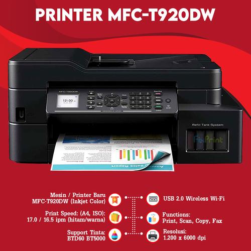 Promo Printer Brother DCP-T720DW Print Scan Copy Direct Mobile WiFi ...