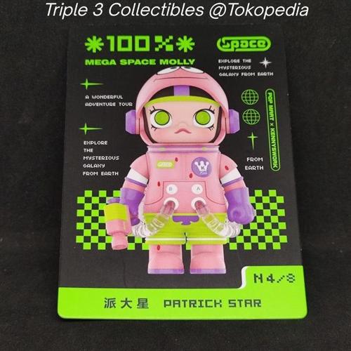 Jual Action Figure Pop Mart MOLLY PATRICK STAR PopMart Mega Space Molly ...