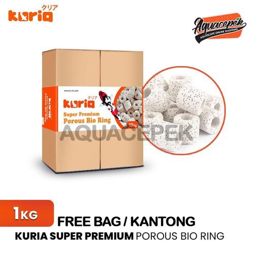 Jual 1KG KURIA BIO RING POROUS / BIO RING PREMIUM / FILTER KOLAM KOI ...