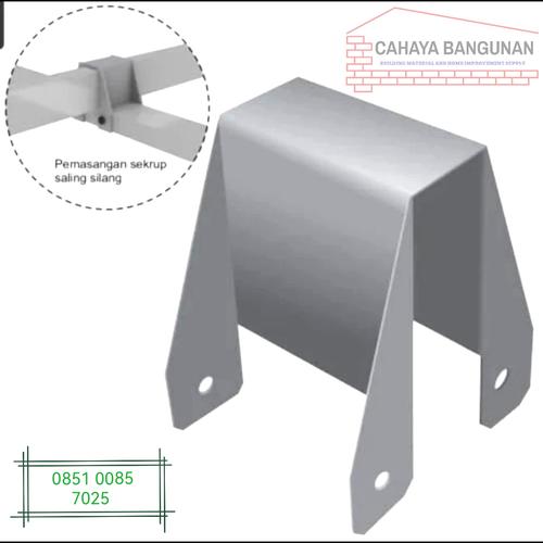 Jual UFC CLIP Braket Penjepit Hollow Hollo Holo Clamp Gypsum 4x2 4 X 2 ...