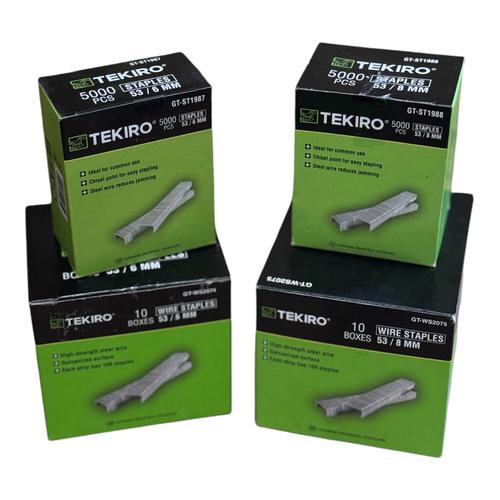 Jual TEKIRO REFILL ISI STAPLES GUN TACKER TEMBAKAN STAPLES 3 IN 1 WIRE ...