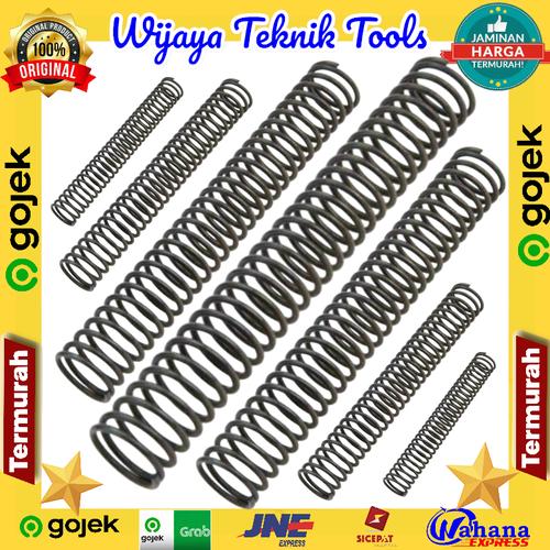 Jual per spring tekan baja OD 6mm kawat 1mm panjang 300mm - Kota ...