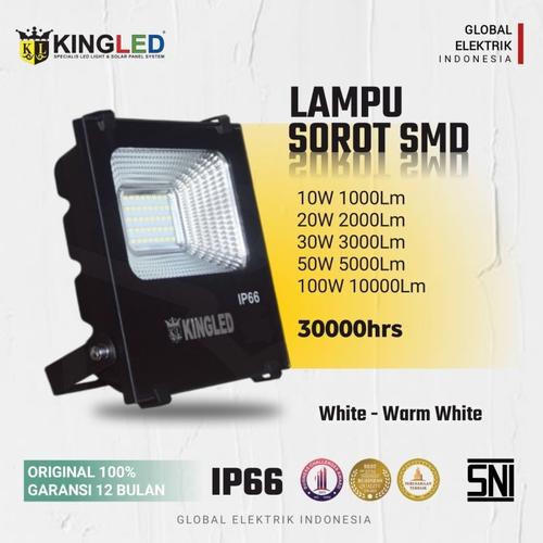 Jual Lampu Sorot LED 30 Watt SMD 3000Lm Spot Light 30W IP66 MFL838A2 KINGLED ORIGINAL - Warm ...