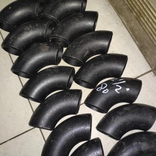 Jual ELBOW CARBON STEEL 1.1/2 INCH ELBOH KNEE LAS BESI HITAM SGP KENI ...
