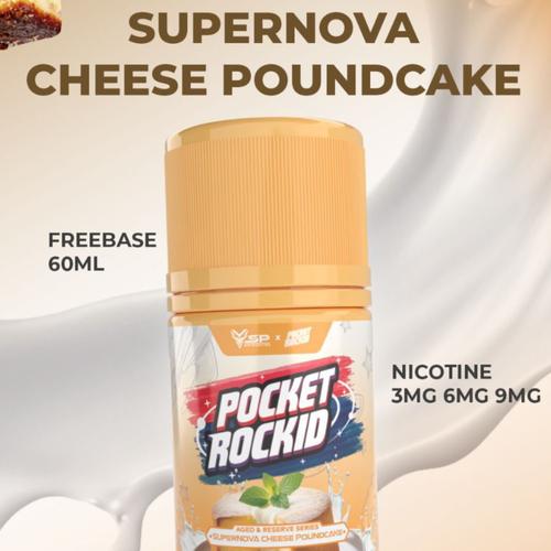 Jual Pocket Rockid Supernova Cheese Poundcake 60ML by Tigac x VSP - Liquid Pocket Rockid - FB ...