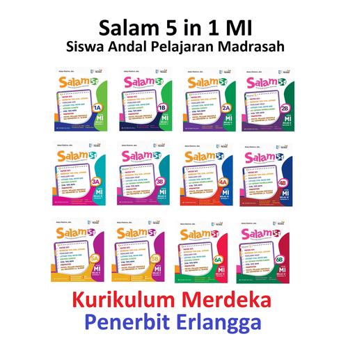 Jual Salam 5 in 1 Siswa Andal Pelajaran Madrasah MI Kelas 1 2 3 4 5 6 ...