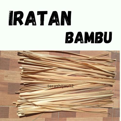 Promo anyaman bambu lembaran / iratan bambu anyaman 100 pcs - Kab ...