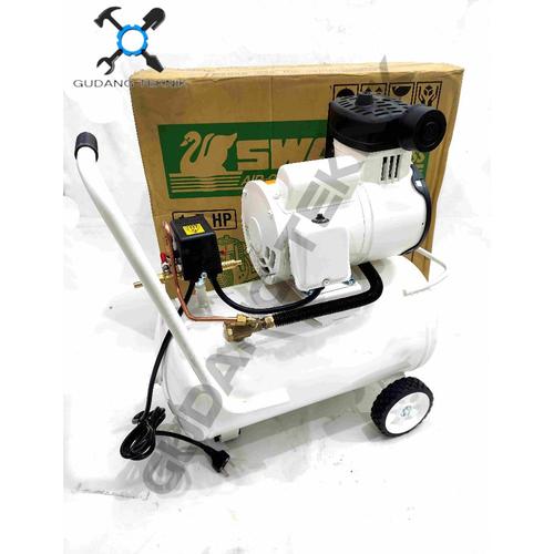 Jual Kompresor Angin 22L OILESS Listrik DR175 1.5HP SWAN / Air ...