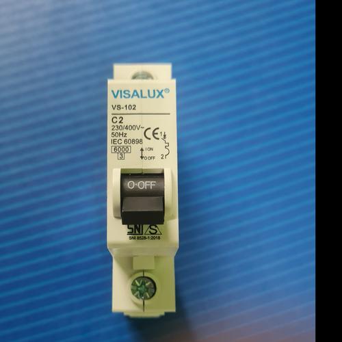 Jual MCB VISALUK VS-102 230/400V~ IEC 60898 1 phase 2 Ampere - Jakarta ...