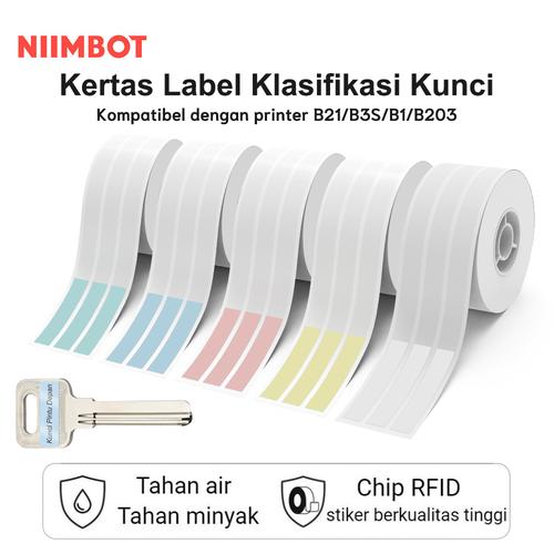 Jual NIIMBOT B21/B1/B3SLabel klasifikasi kunci kertas label kunci tahan ...