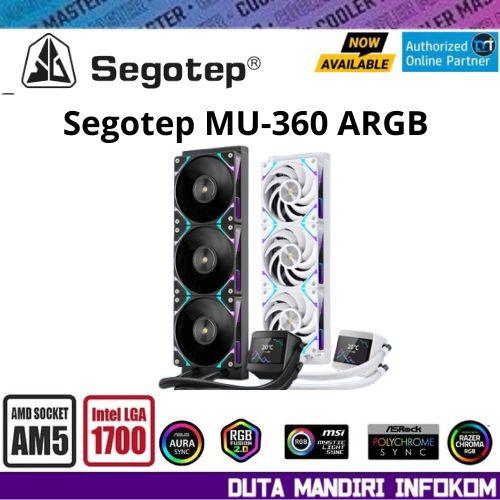 Promo Segotep MU 360 ARGB - AIO Liquid CPU Cooler with LCD IPS display ...