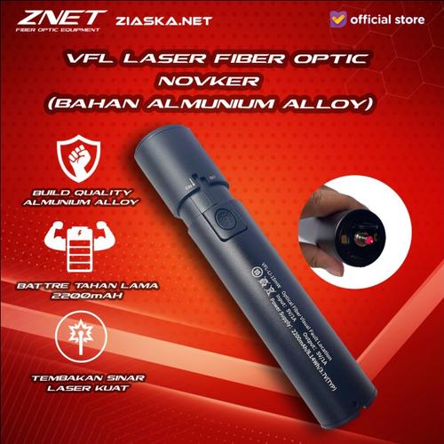 Jual VFL Laser Fiber Optic Kualitas Premium Besi alloy MERK NOVKER 15mw ...