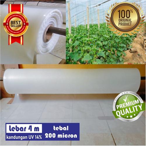 Jual plastik uv lebar 4 meter 200 micron plastik atap green house - Jakarta Barat - Appa garden ...