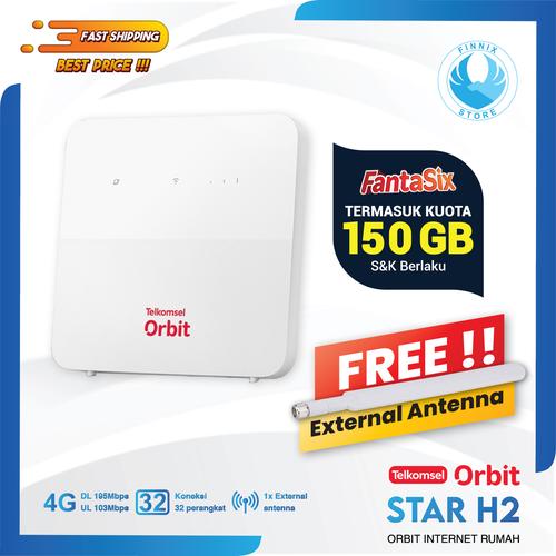 Promo Modem Telkomsel Orbit Star H1 / Star H2 Router Wifi B320 - Bonus ...