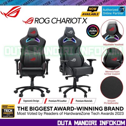 Jual ASUS ROG Chariot X - Ergonomic Gaming Chair in racing-car style ...
