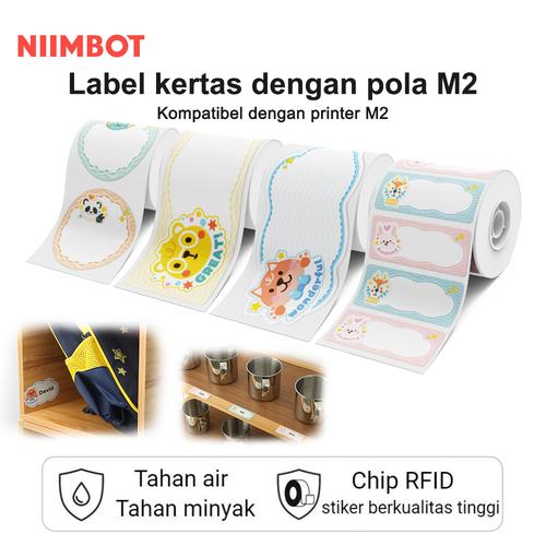 Jual NIIMBOT M2 Kertas Label Kartun, Stiker Nama Tahan Air yang Dapat ...