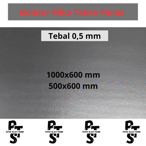 Jual Isolator Mika Tahan Panas/Isolator Mika Heater Tebal 0.5 mm ...