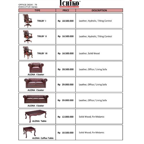 Jual Kursi Kantor Ichiko TRILBY I II III, ALONA I II III Seater, ALONA ...