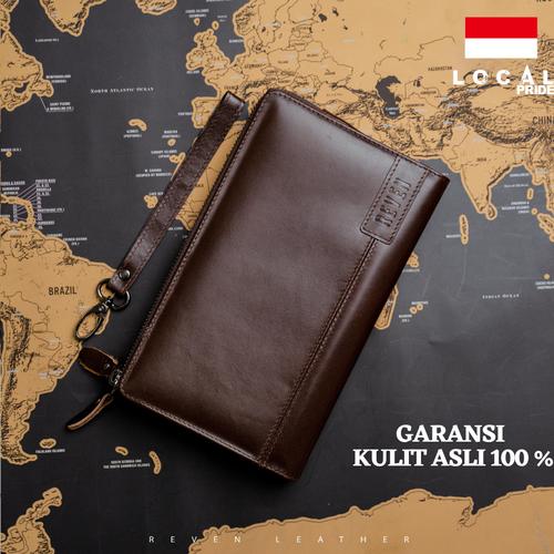 Jual Clutch Pria Kulit Asli Tas Tangan Handbag Pouch Bag Kulit Asli ...