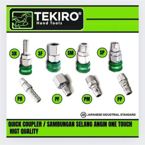 Jual TEKIRO QUICK COUPLER ONE TOUCH TYPE 20 COUPLER ANGIN SELANG KOPLER ...