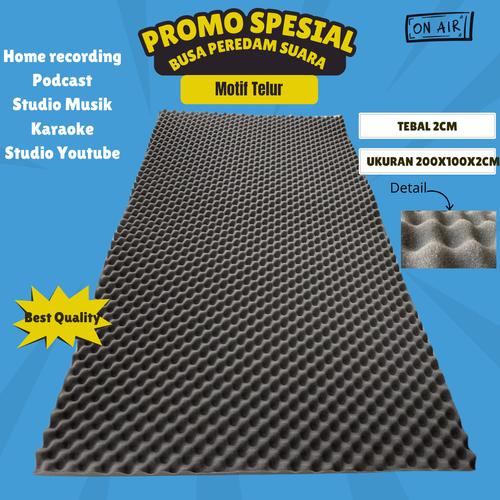 Promo BUSA PEREDAM SUARA STUDIO LIVE MOTIF TELUR 200X100 - Tebal 2cm ...