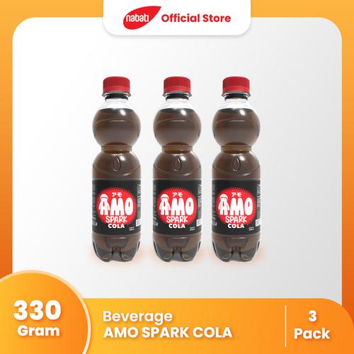 Jual [Bundle Pack Isi 3] AMO Minuman Berkarbonasi Rasa Spark Cola 330ml ...