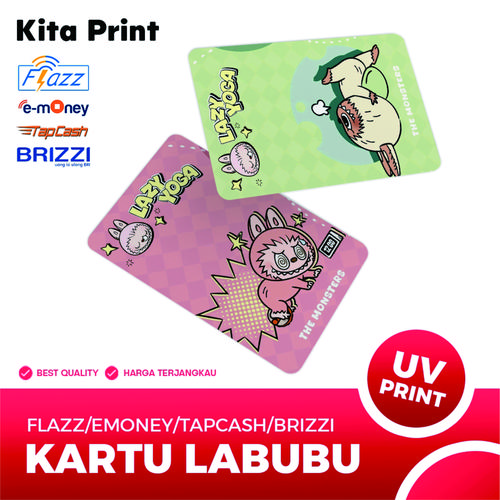 Promo Cetak Kartu Etoll Labubu Emoney Flazz Gen 2 NFC Print Design ...