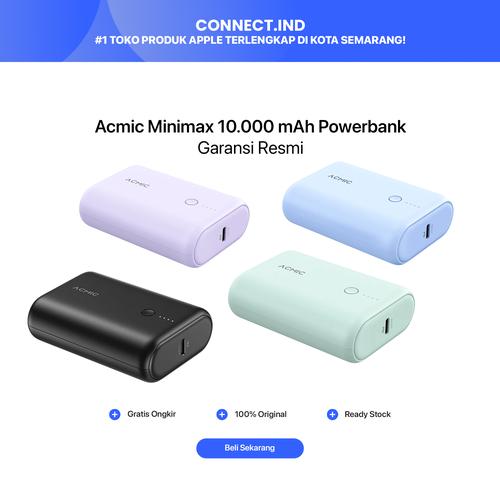 Promo ACMIC MINIMAX 10000mAh Powerbank Mini 22.5W Fast Charging Type C - Hitam - Kota Semarang ...