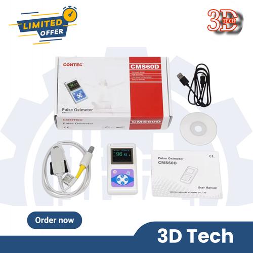 Jual CONTEC CMS60D Fingertip Pulse Oximeter SpO2 PR Sleep Heart Rate ...