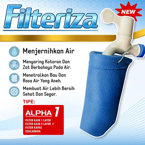 Promo FILTERIZA Filter Kain Air Kran Keran Ekonomis Untuk Penjerrnih ...