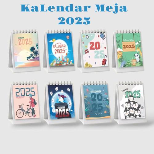 Jual KALENDER MEJA MINI/KALENDER AESTHETIC/KALENDER KANTOR SPIRAL MINI ...
