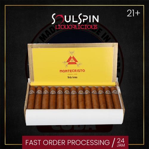Promo Montecristo Media Corona Cuba Cigar Cerutu - Tin Box 25 Cicil 0% 3x - Jakarta Barat ...