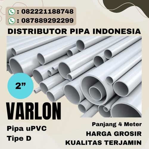 Jual Pipa Varlon uPVC 2" Type D - Jakarta Barat - PUSAT PIPA DAN BAJA ...
