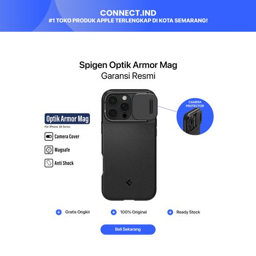 Promo Spigen Case iPhone 16 Series Pro Max Plus Spigen Optik Armor ...