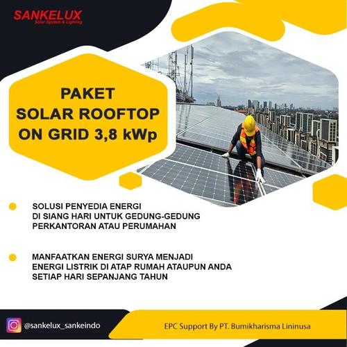 Jual PLTS ATAP ON GRID 3,08 KWP / PLTS ROOFTOP ON GRID 3,08 KWP ...